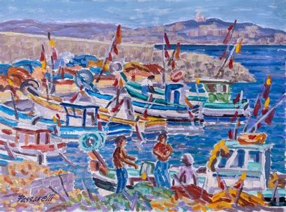 Mario Passarelli | The port | MutualArt