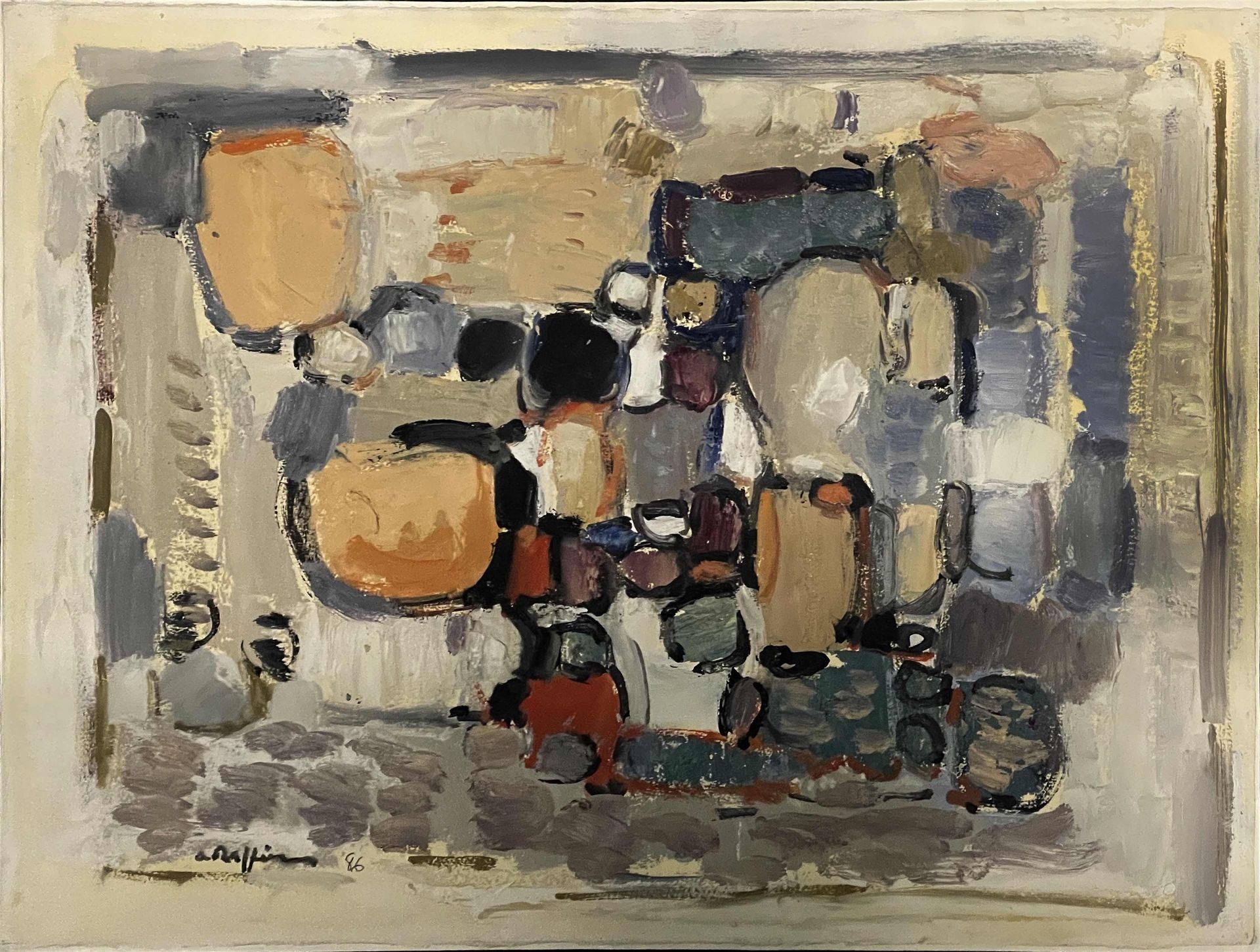 Andre Raffin | Stones (1986) | MutualArt