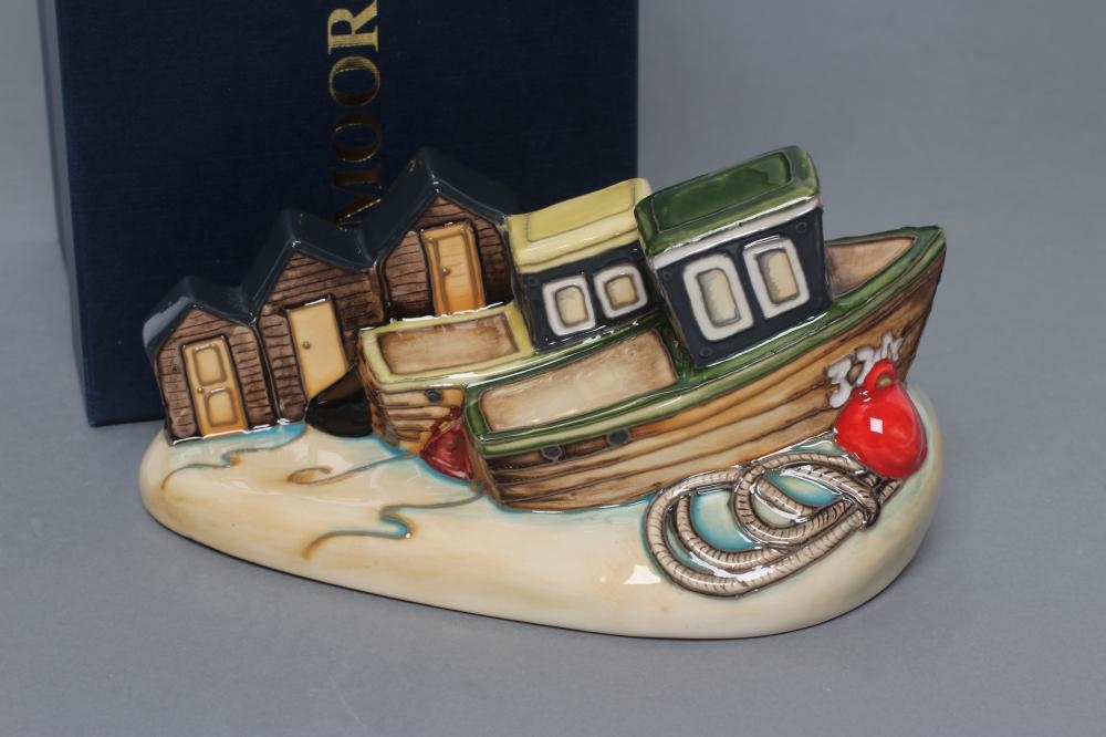 William Moorcroft | A MOORCROFT POTTERY MODEL - MEMORIES OF THE SEASIDE ...
