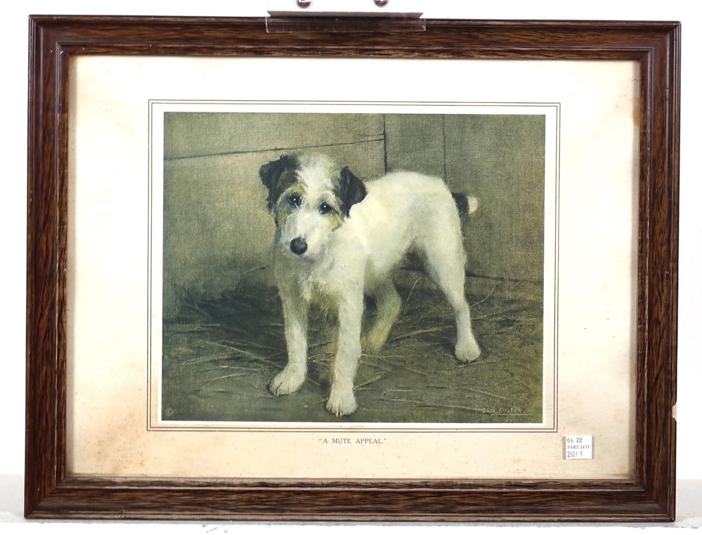 Samuel Fulton | A boy with his dogs | MutualArt