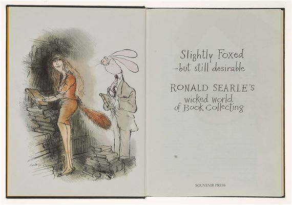 Ronald Searle | Slightly Foxed - but still desirable (1989) | MutualArt