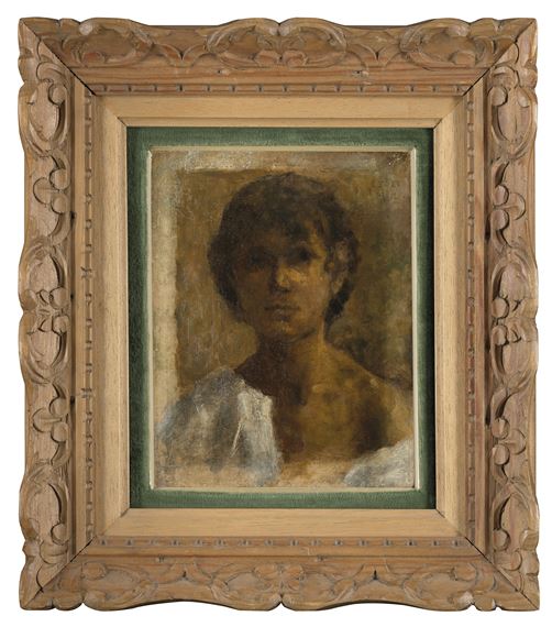 Charles Filiger | Portrait d'un jeune homme (1887) | MutualArt