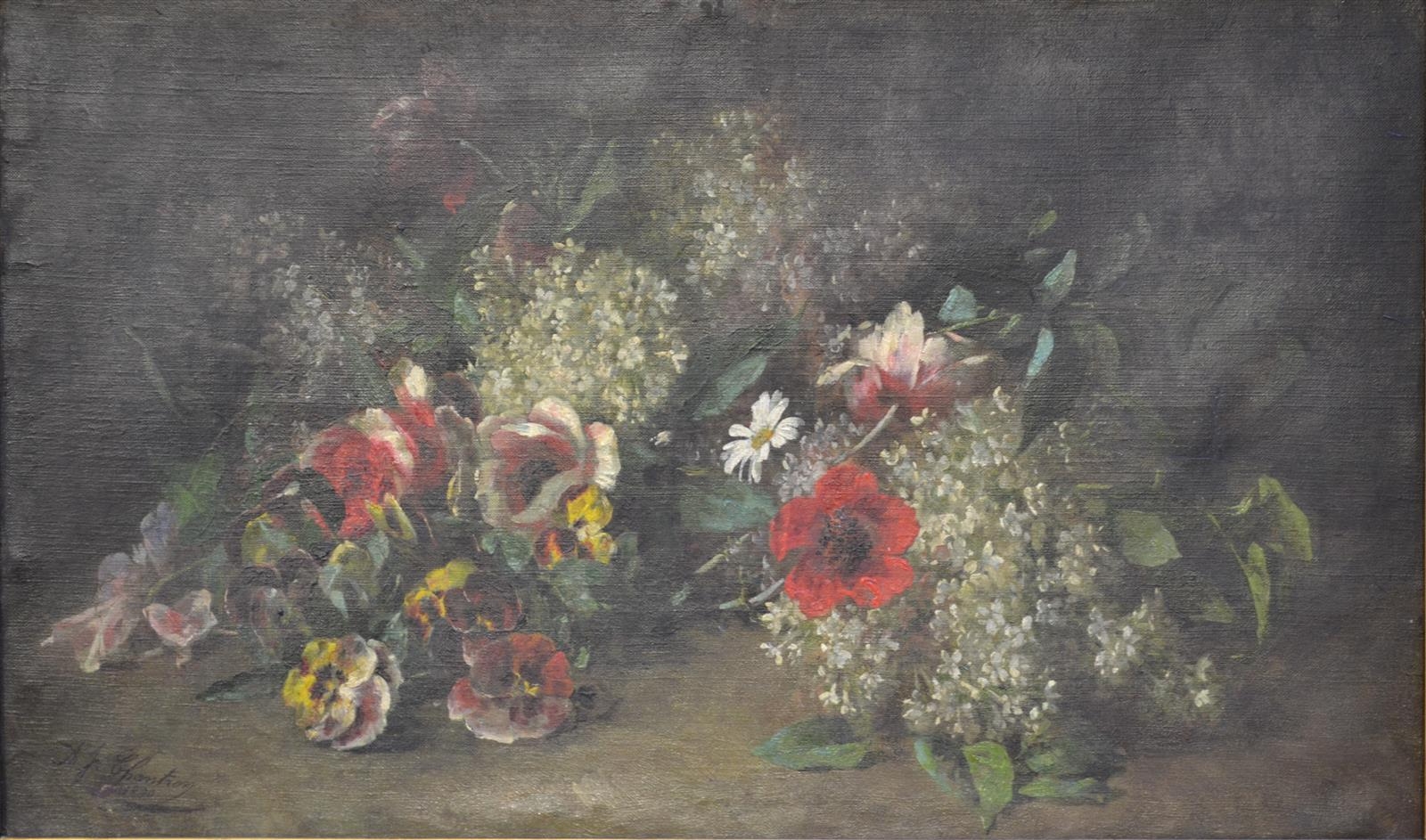 Alexandre Jacques Chantron | JETÉ DE FLEURS (1880) | MutualArt