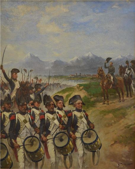 Georges Louis Hyon | SALUTATIONS MILITAIRES | MutualArt