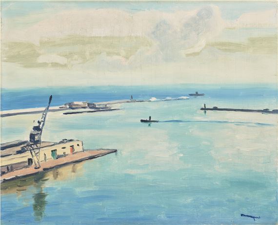 Albert Marquet | Le Port d'Alger (Circa 1942) | MutualArt