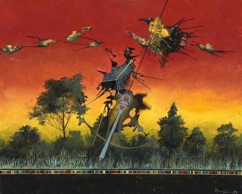 Jules Perahim | Voyageur sans frontières (1987) | MutualArt