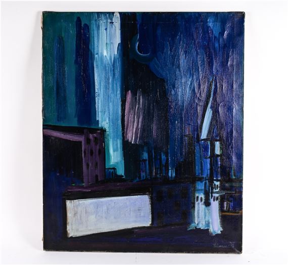 Ben Benn | ABSTRACT CITY VIEW (1955) | MutualArt