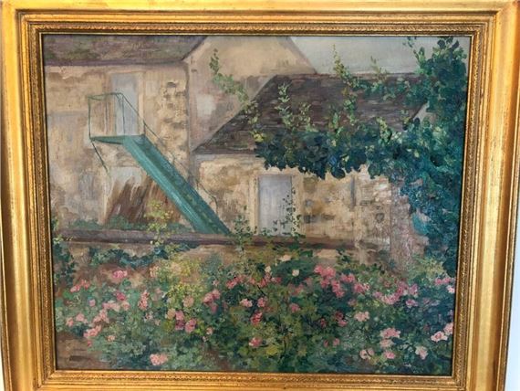 Marcel Roll | Rosiers en fleur | MutualArt