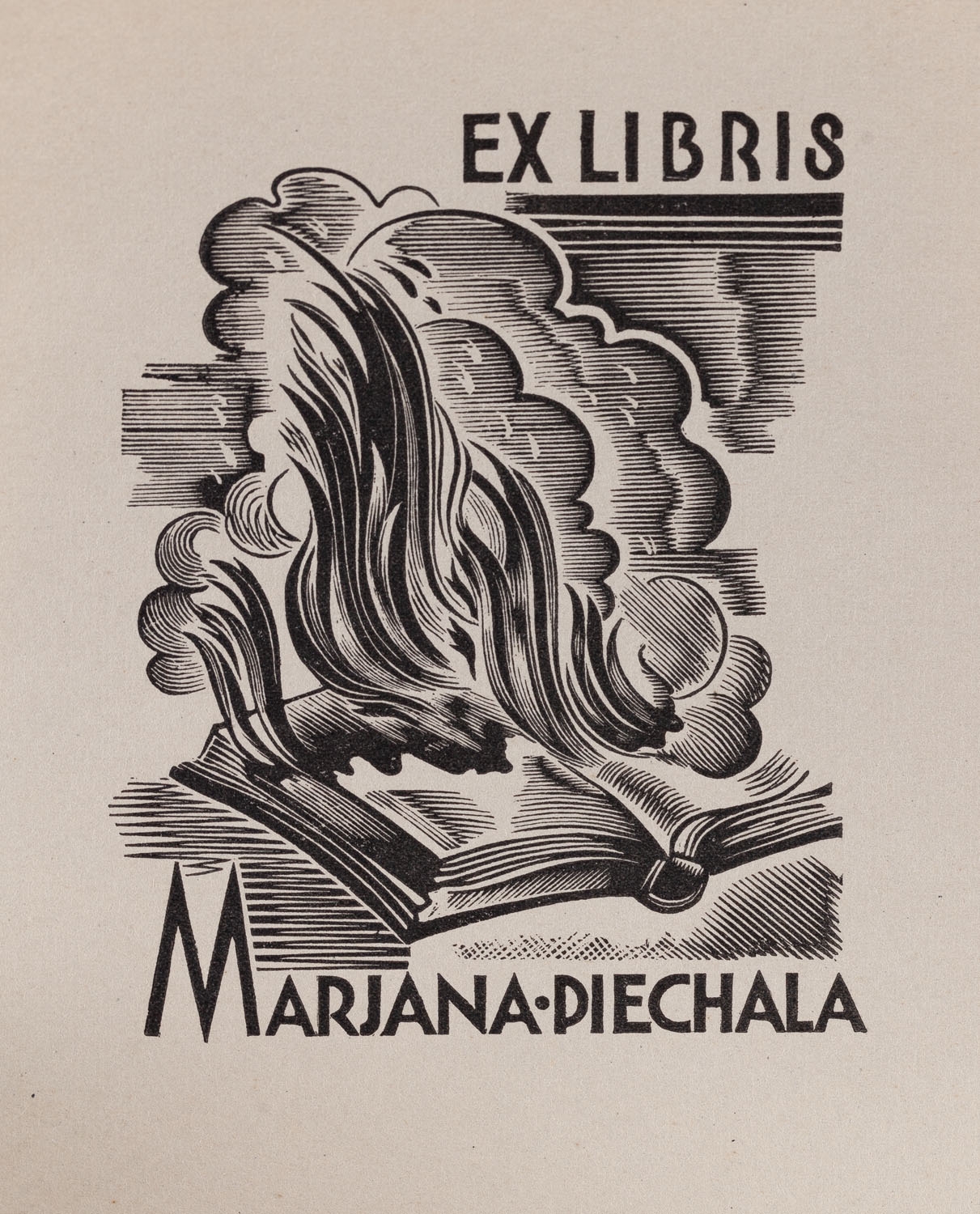 Stanisław Ostoja-Chrostowski | Bookplate of Marian Piechal | MutualArt