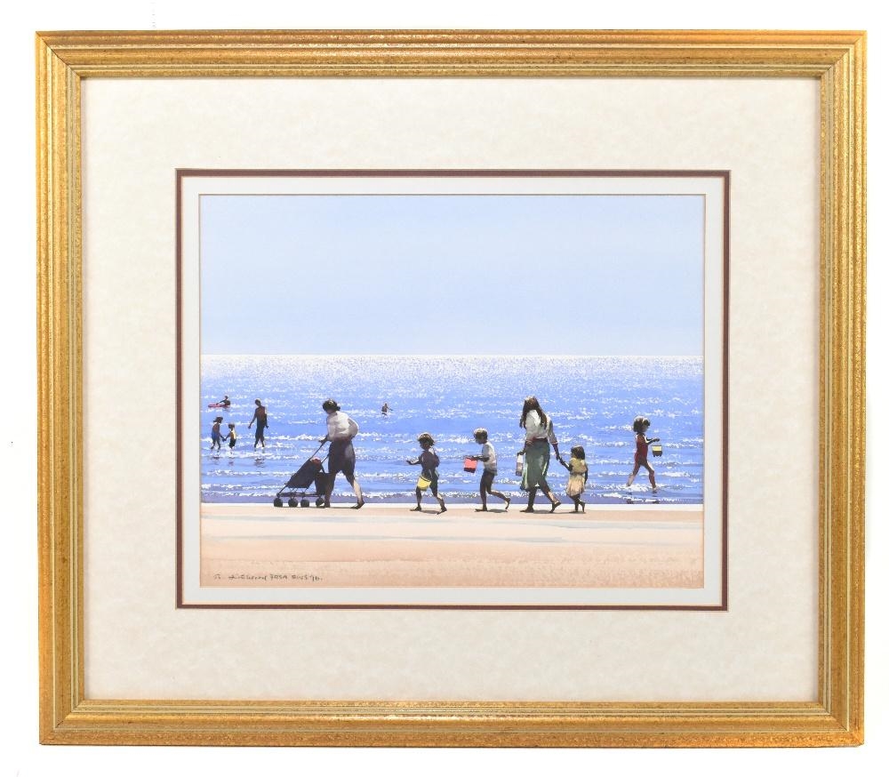 Robert Littleford | figures in a beach scene (1996) | MutualArt
