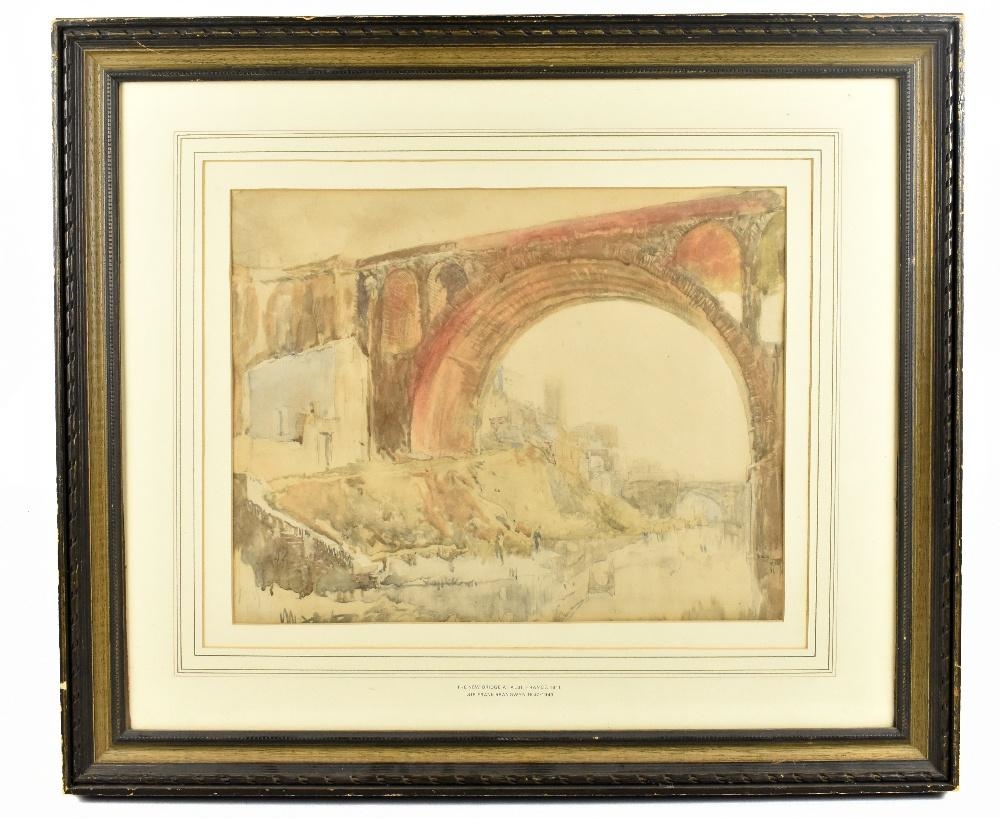 Frank William Brangwyn | 'The New Bridge at Albi (1911) | MutualArt