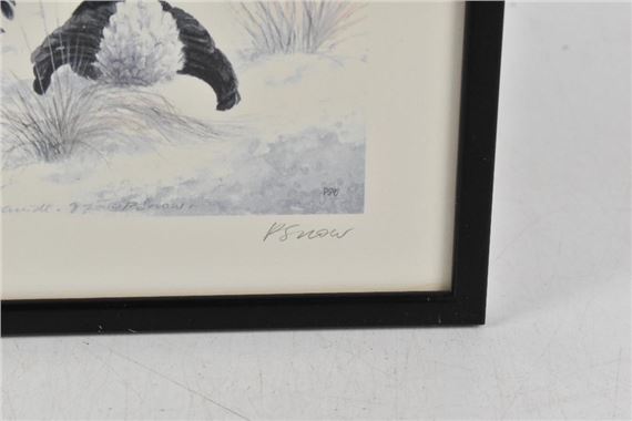 Philip Snow | a signed limited edition print of black grouse | MutualArt