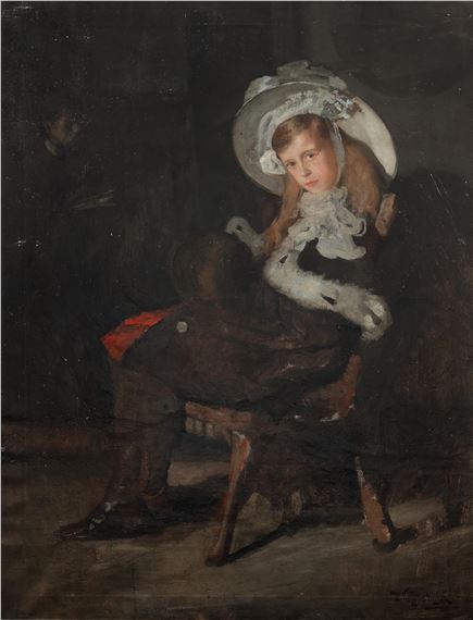 David Forrester Wilson | The white bonnet (1908) | MutualArt