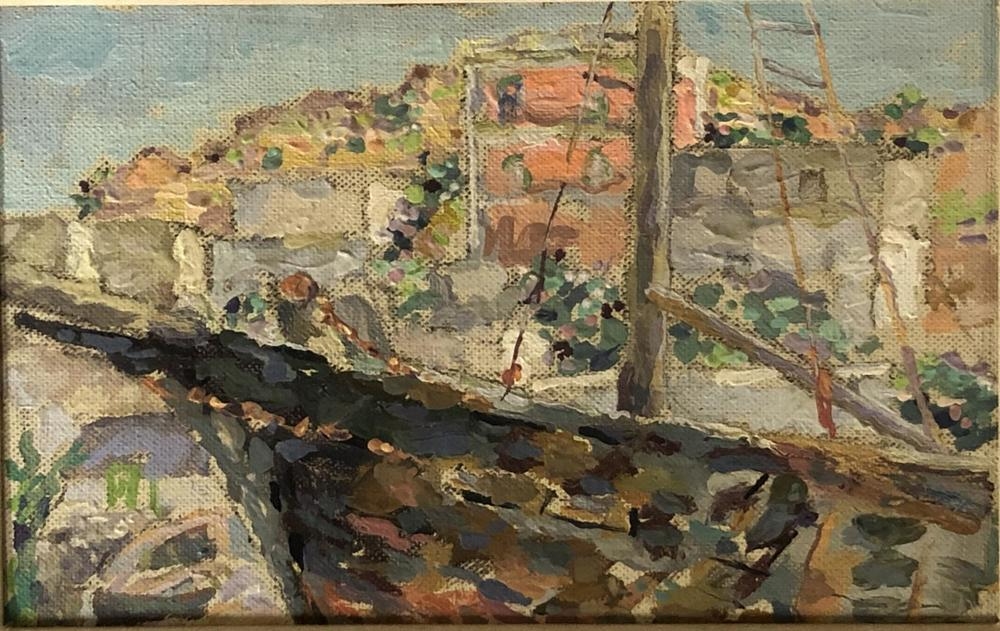 Herman Rose | Ship in Harbor (1962) | MutualArt