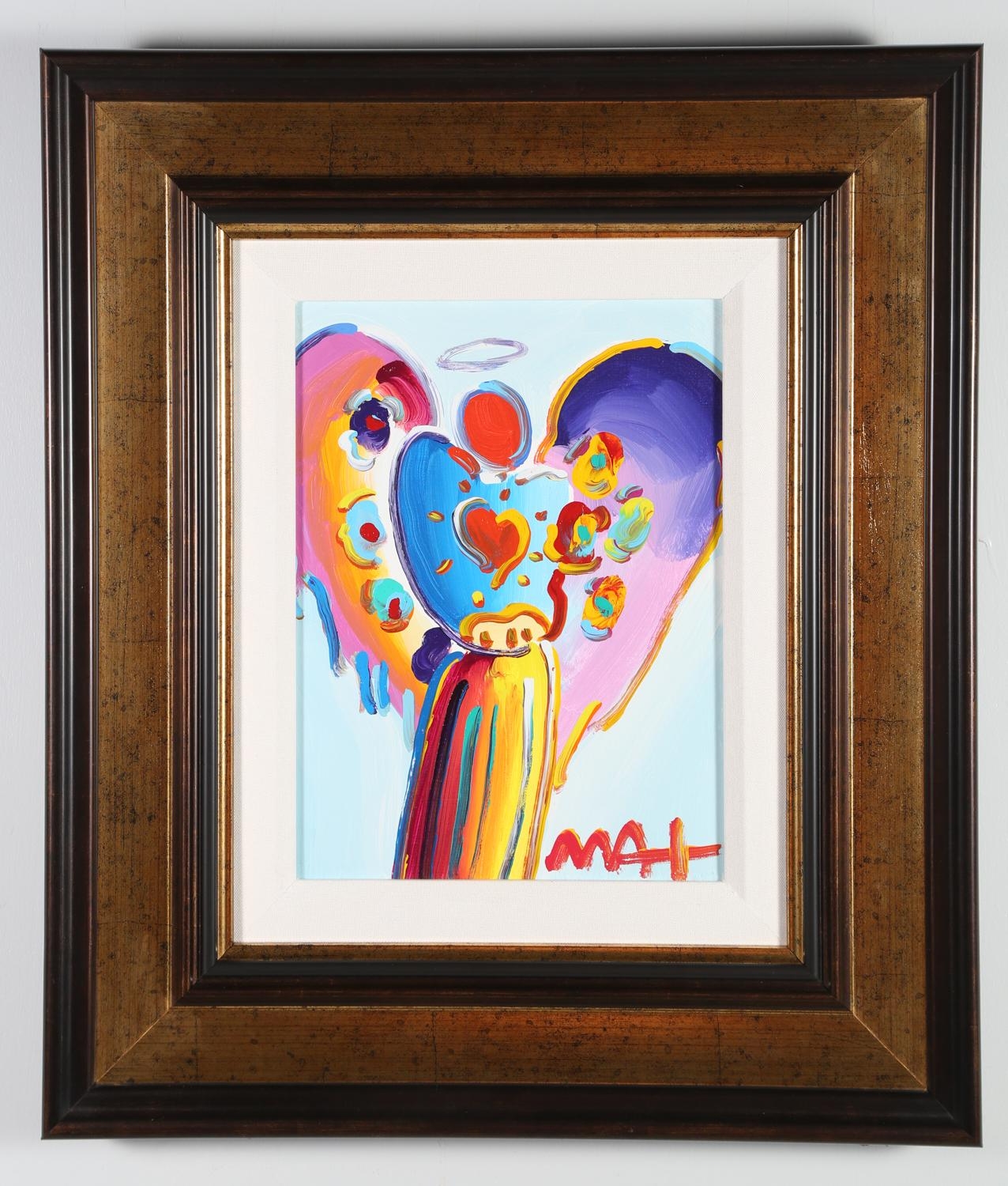 Peter Max | Angel with Heart Version XII (2016) | MutualArt