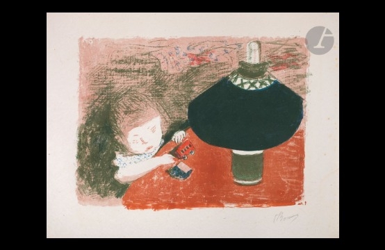 Pierre Bonnard | Child with a lamp (1897) | MutualArt