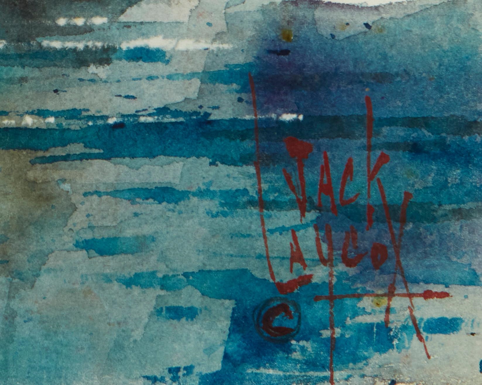 Jack Laycox | Ships and sailboats in a harbor | MutualArt