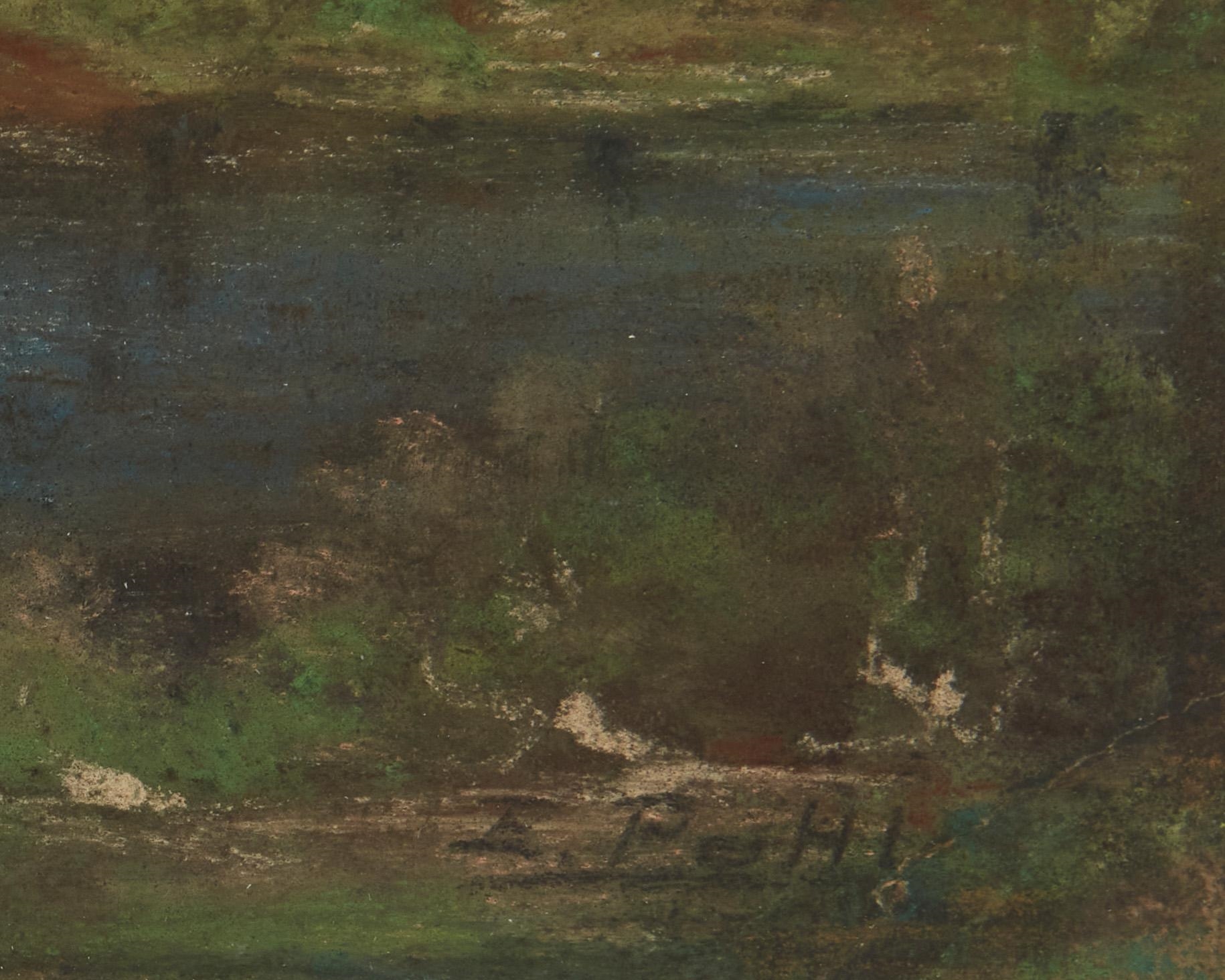 Ernest Henry Pohl | Landscape with footbridge | MutualArt