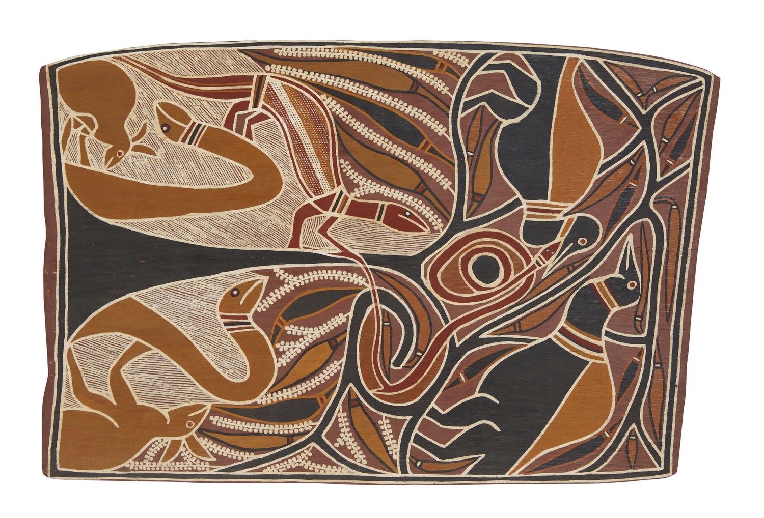 David Malangi | The Snake That Bit Gunmirringu (1969) | MutualArt