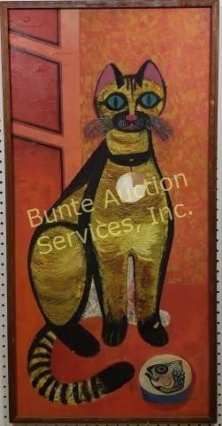 James Mccray | Portrait of cat (1950) | MutualArt