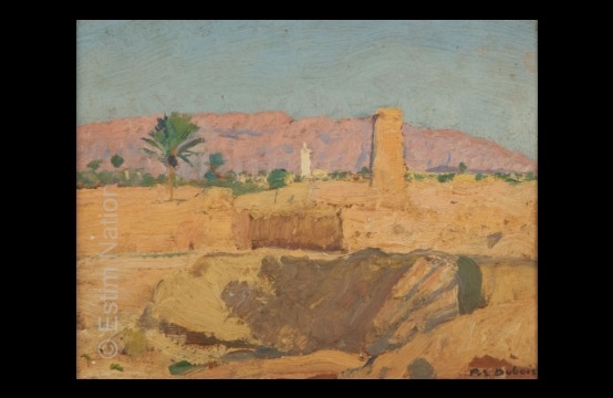 Paul Elie Dubois | Vue de la Villa Abd-el-Tif à Alger | MutualArt