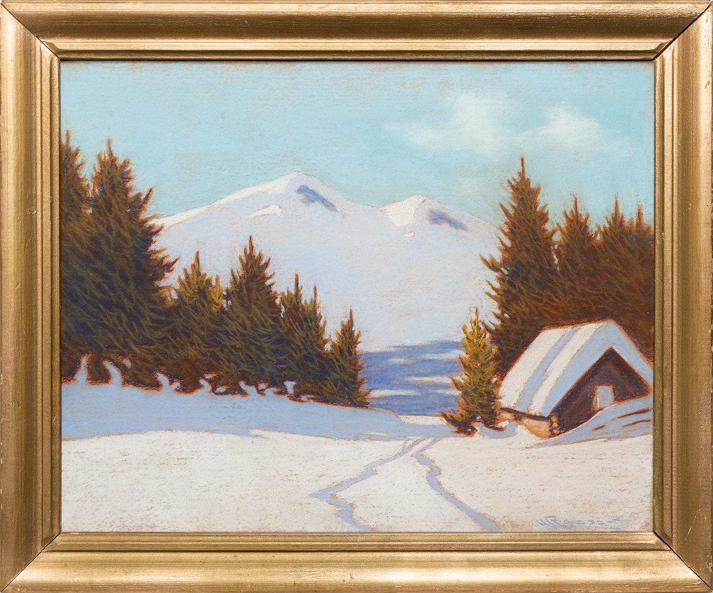 Halfred Tygesen | PAIR OF WORKS: POND REFLECTIONS; RIVER BANK SHADOWS ...