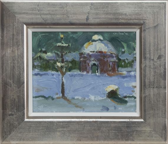 James D. Robertson | THE ROTUNDA IN WINTER (1975) | MutualArt