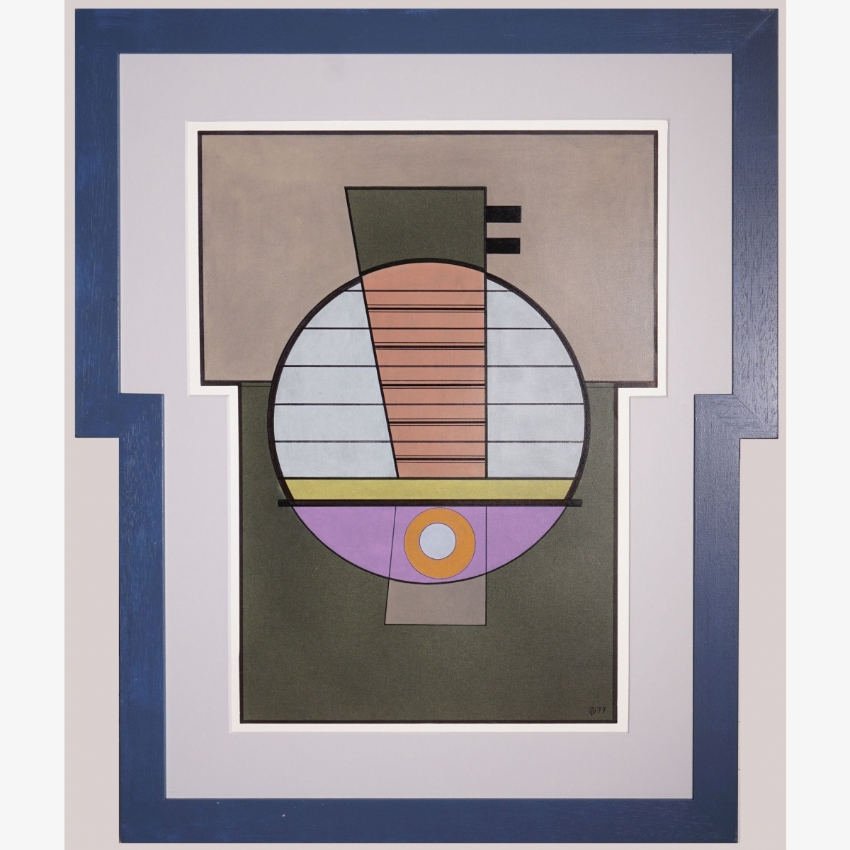 Carmelo Arden Quin | Composition, Série des Cercles (1977) | MutualArt