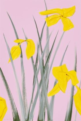 Alex Katz | Yellow Flags 3 (2020) | MutualArt