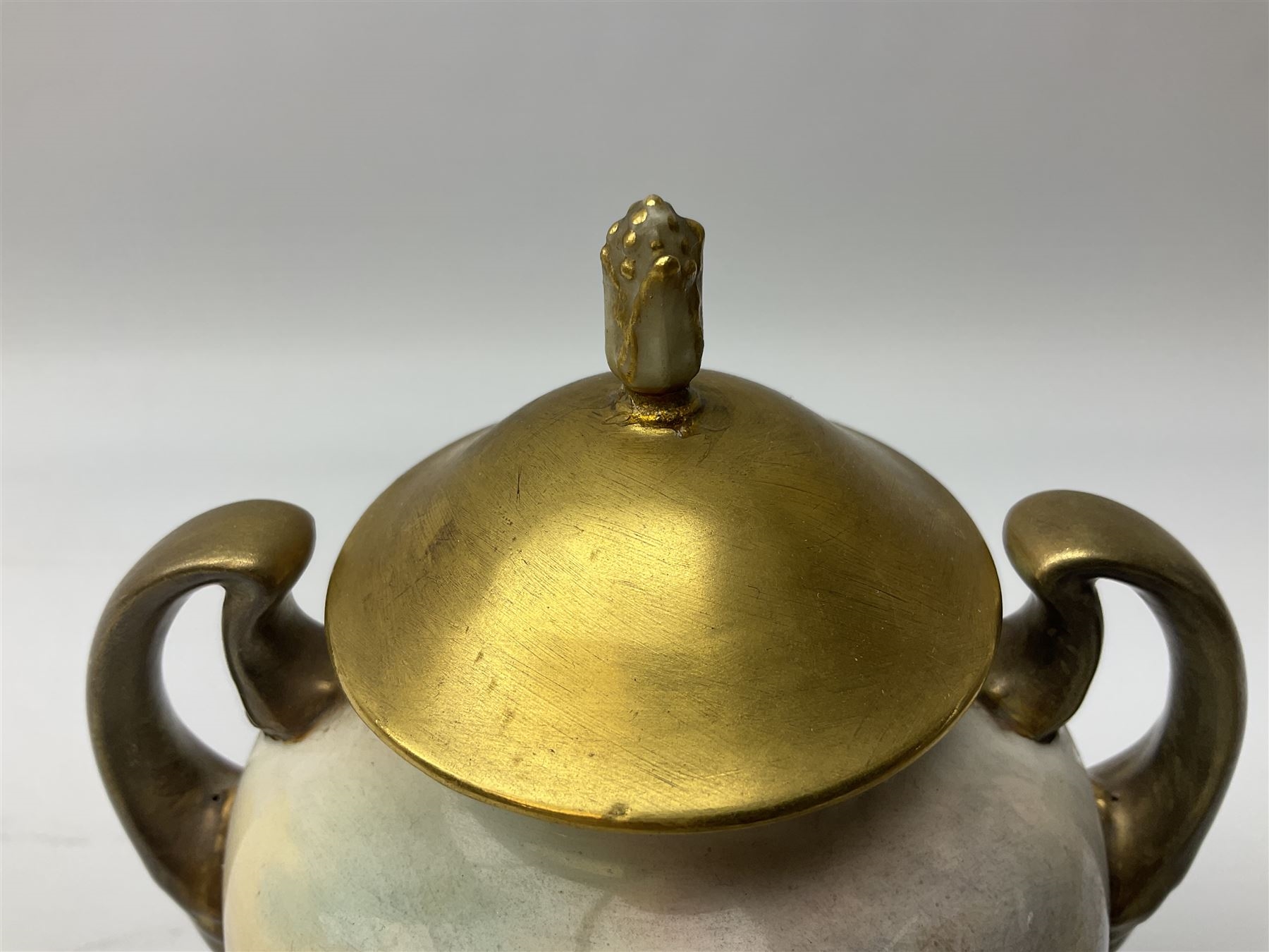 Harry Stinton | Mid 20th century Royal Worcester twin handled vase and ...