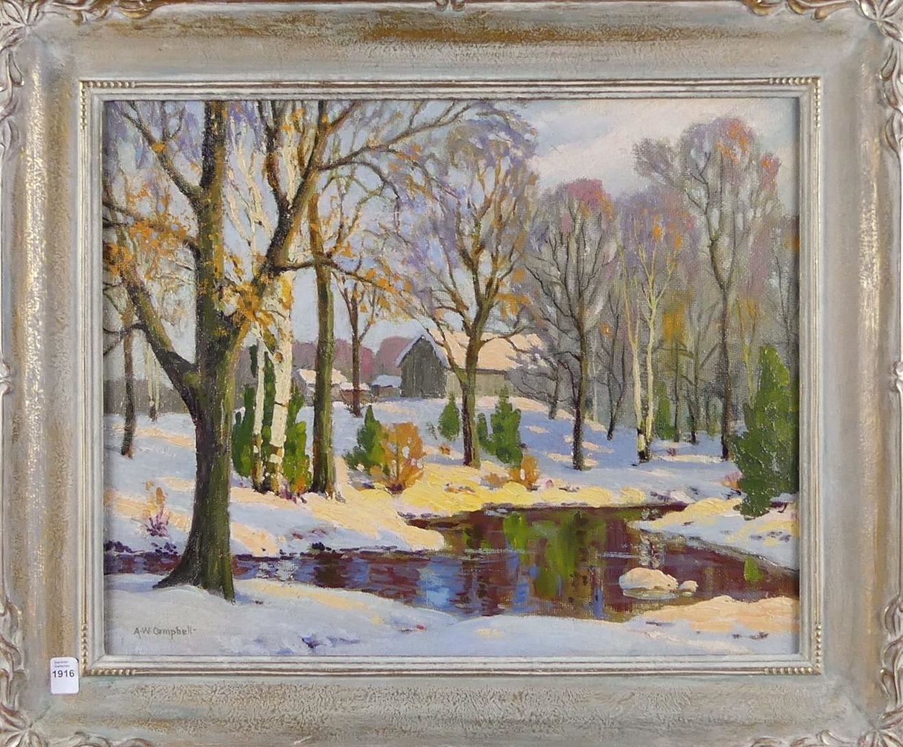 Alfred William Campbell | Winter in the Woods | MutualArt