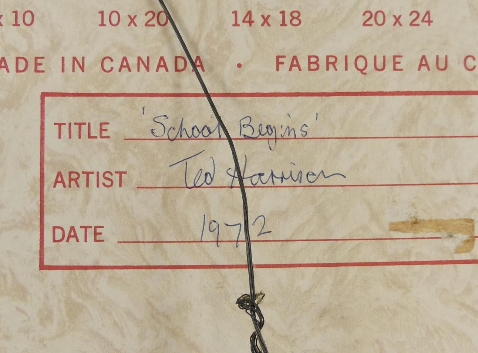 Ted Harrison | School Begins (1972) | MutualArt