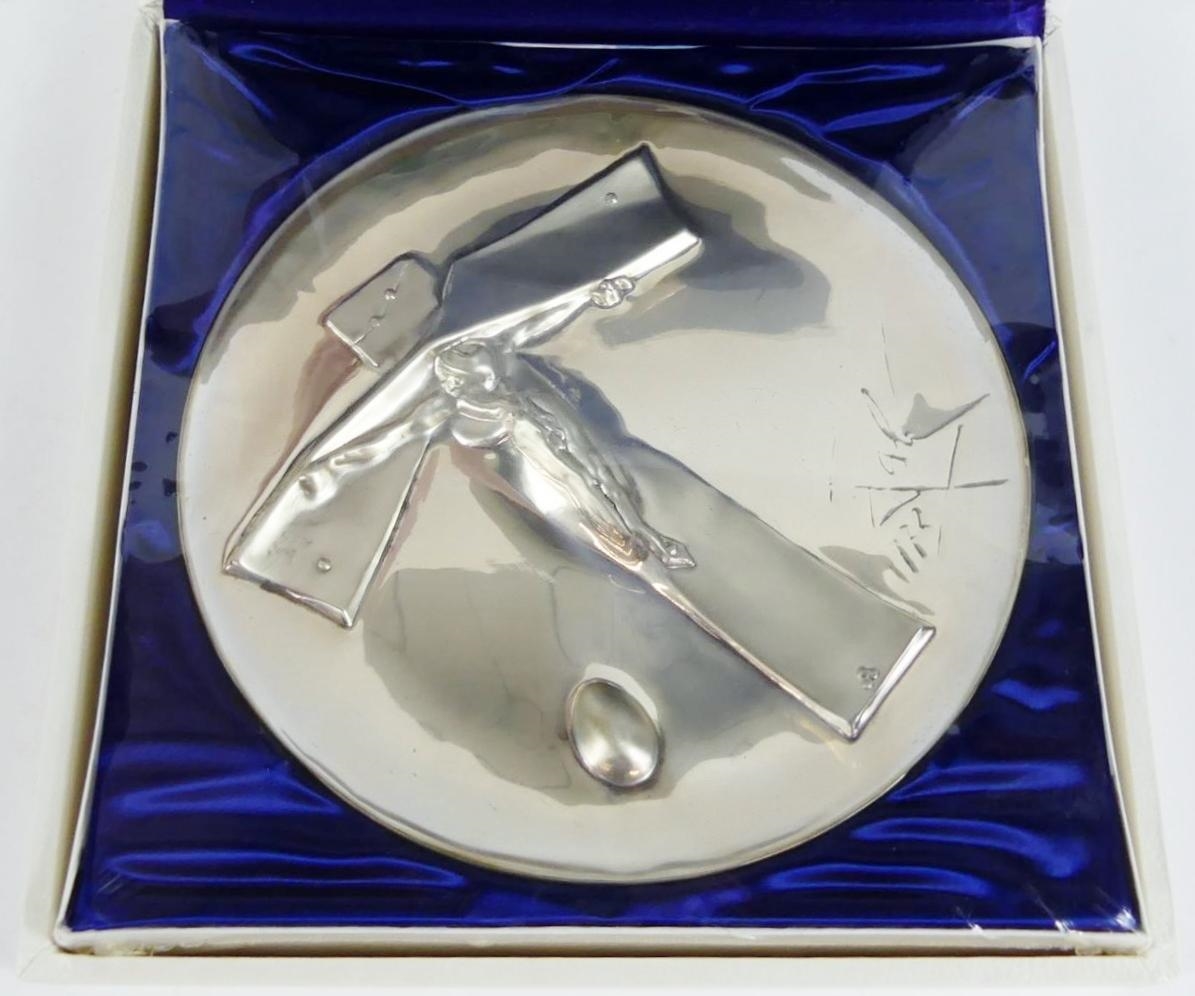 Salvador Dalí | Vintage sterling silver plate designed by Salvador Dali ...