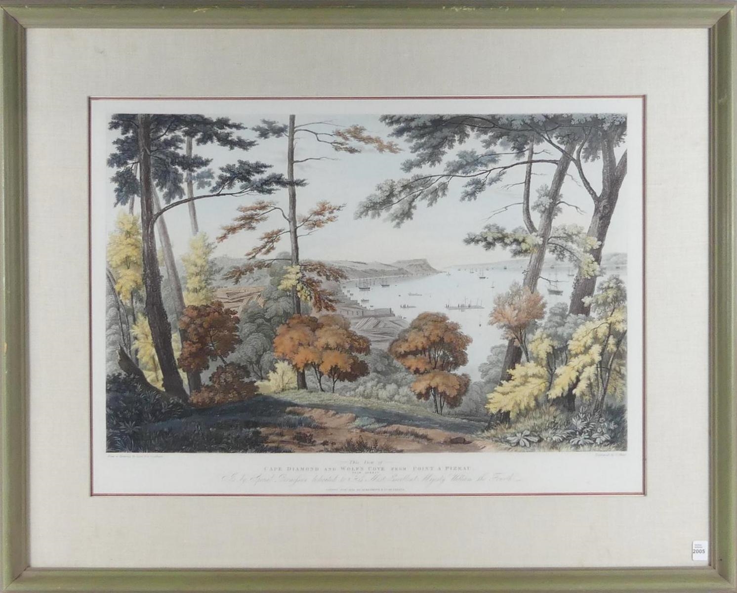 James Pattison Cockburn | Cape Diamond and Wolf's Cove from Point a ...