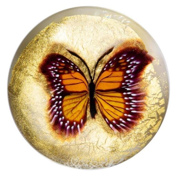 Loren Stump | LAMPWORK STUDIO ART GLASS PAPERWEIGHT (2001) | MutualArt
