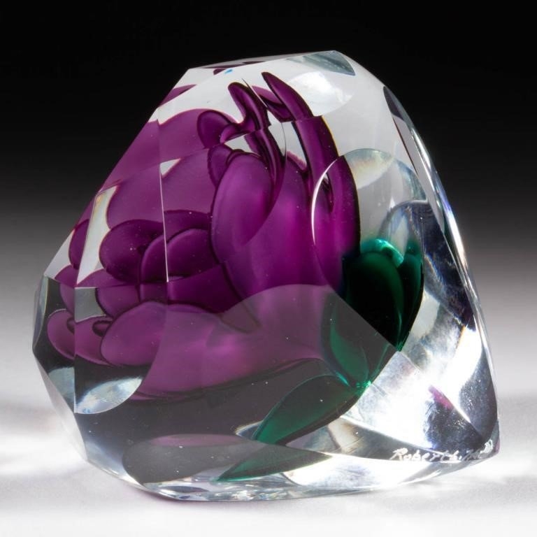 Robert Hamon | LAMPWORK STUDIO ART GLASS PAPERWEIGHT (21st Century ...