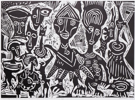 Jacob Afolabi | Sango X Oya (The God of Thunder and His Wife Oya) (1978 ...