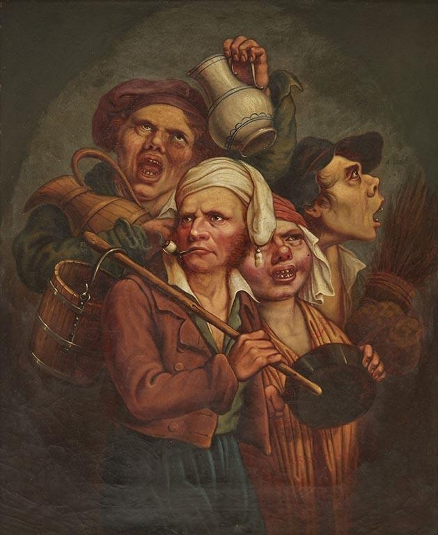 Louis-Léopold Boilly | Les grimaces | MutualArt