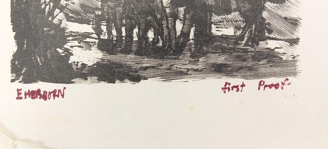 Eric Hebborn | Six signed prints including some first proofs and a ...