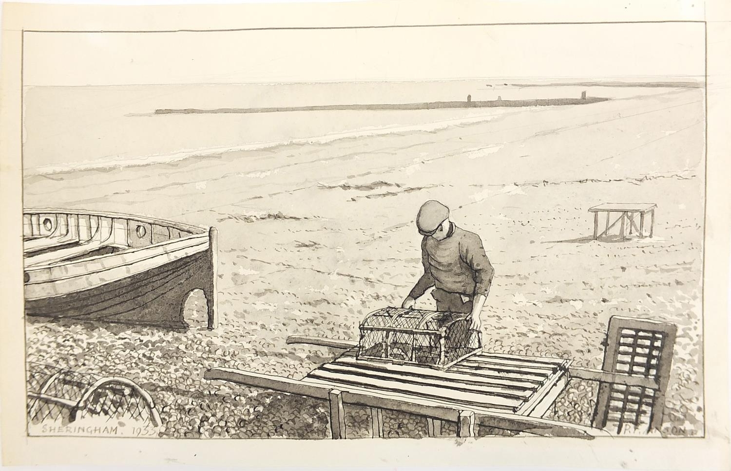 Peter Frederick Anson | Fishing boats and figures | MutualArt