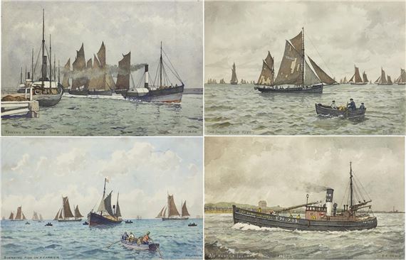 Peter Frederick Anson | The short blue fleet | MutualArt