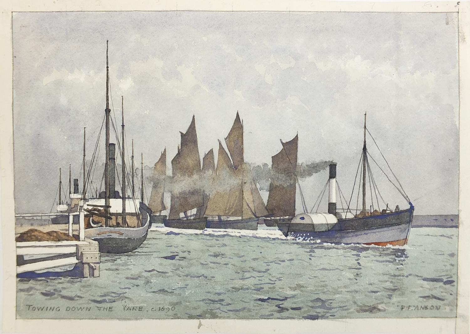 Peter Frederick Anson | The short blue fleet | MutualArt