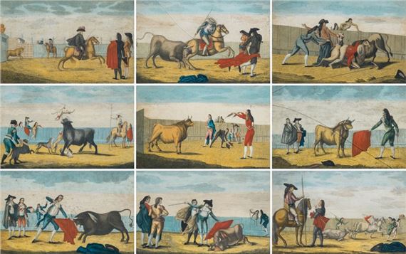 Francisco José de Goya y Lucientes | Suite of nine engravings in colors ...