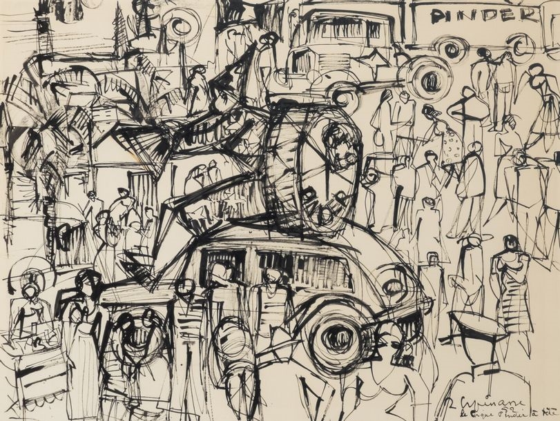 Raymond Espinasse | The Pinder Circus on TV | MutualArt