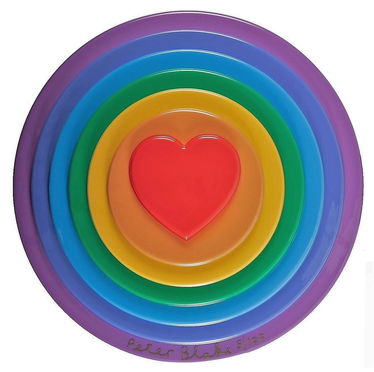 Peter Blake | ‘Rainbow Target’ (2016) | MutualArt