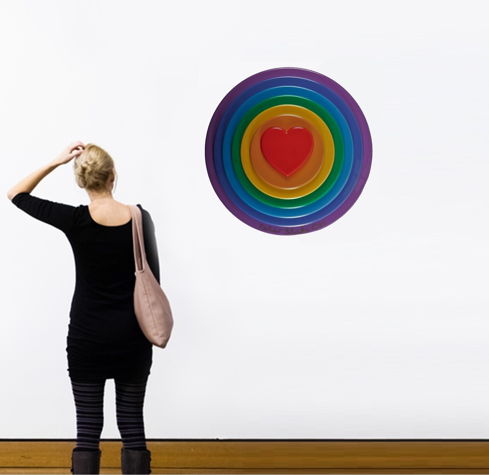 Peter Blake | ‘Rainbow Target’ (2016) | MutualArt