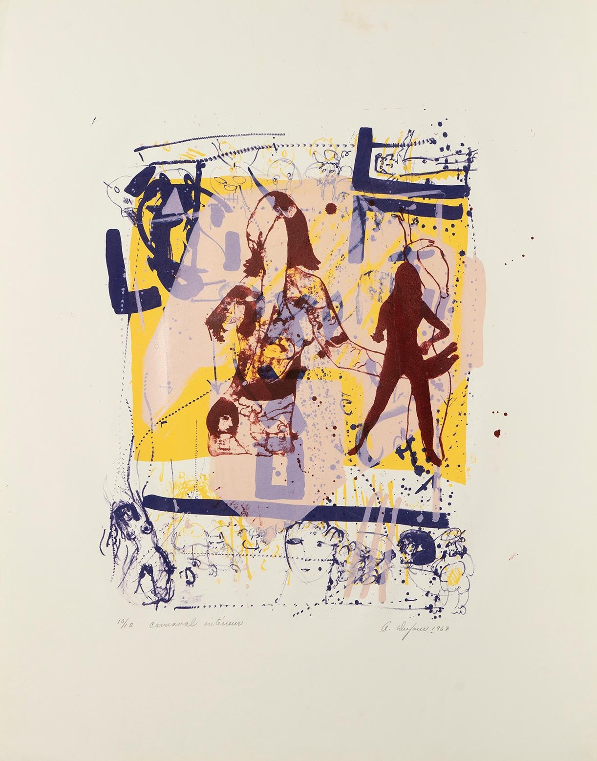 André Dufour | Carnaval Interieur (1967) | MutualArt
