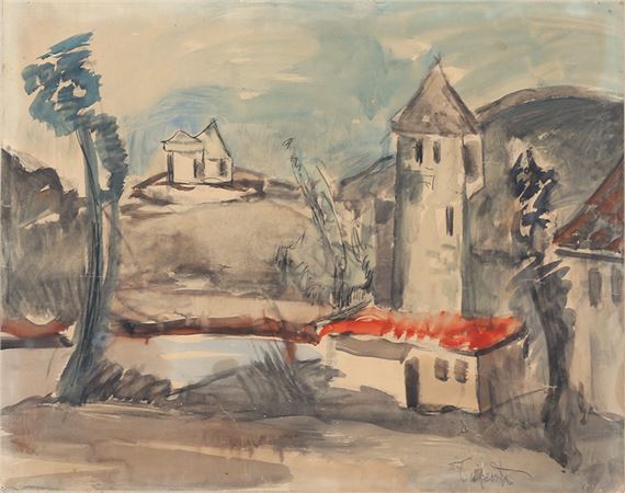 Jovan Bijelic | PEJZAŽ SA KULOM | MutualArt