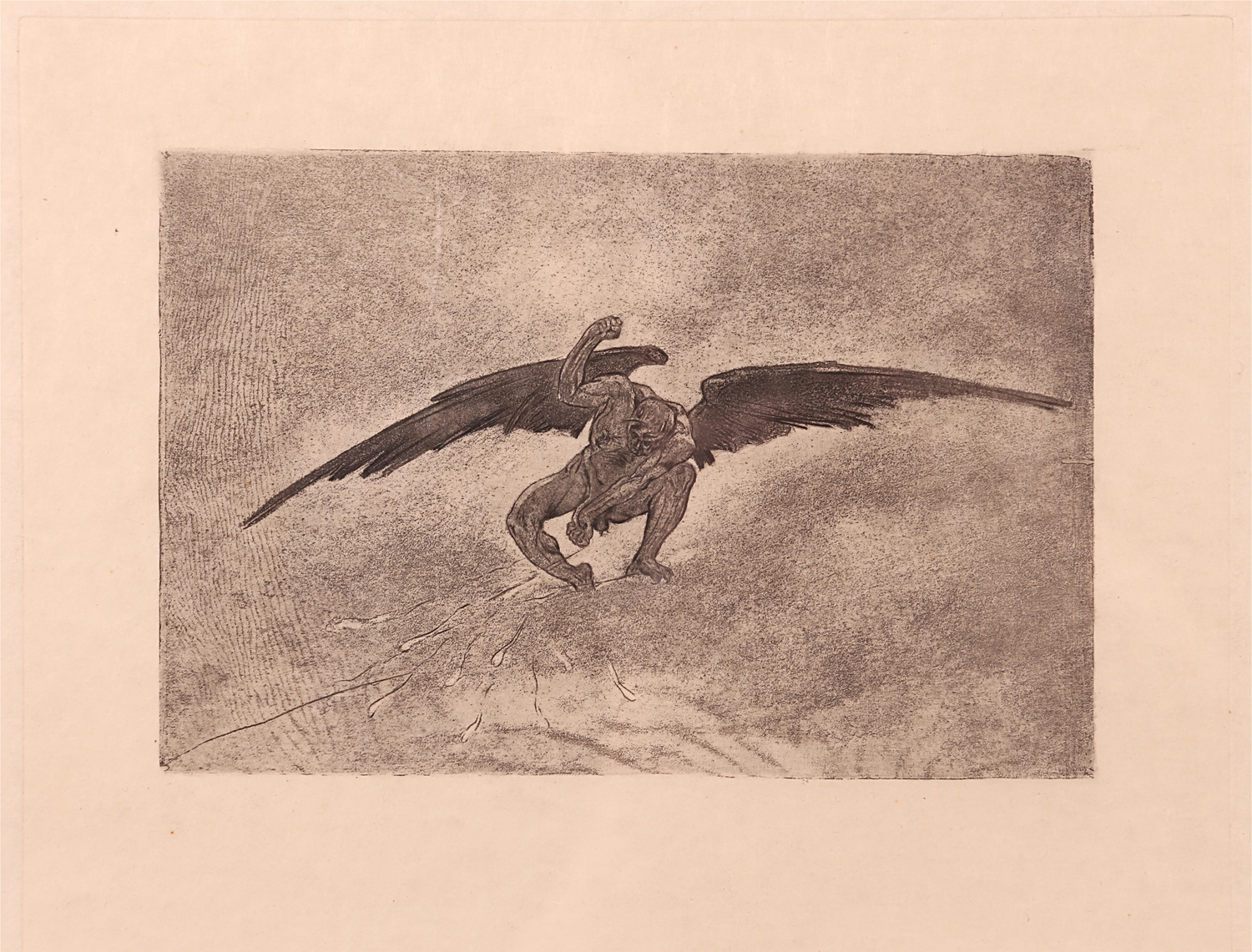 Félicien Rops | Satan semant les monstres | MutualArt