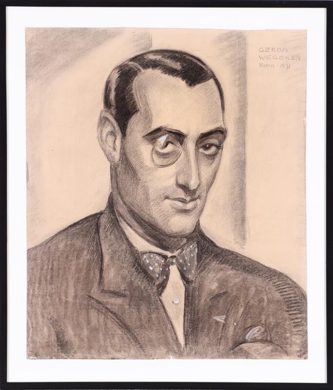 Gerda Wegener | Portrait of the artist's husband (1931) | MutualArt